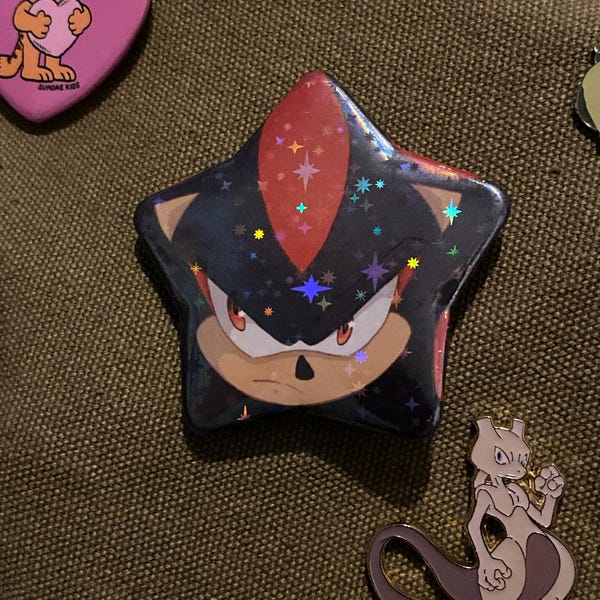 Rawr Xd Cringe but Free Star Holographic 2.5 Inches Badge - Etsy