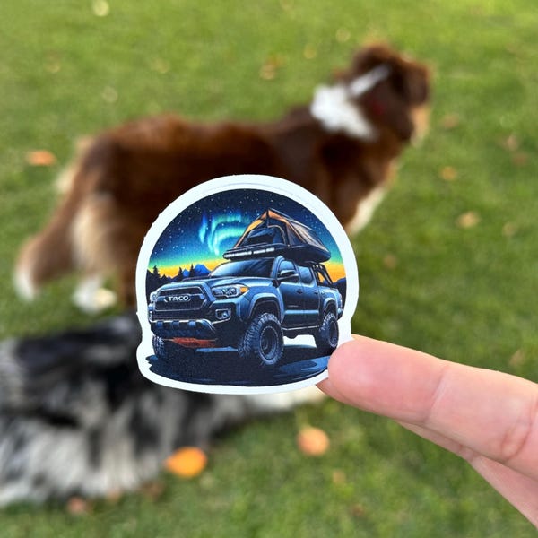 TACOMA STICKER Overlanding Custom Vinyl Decal Truck Window Decal ...
