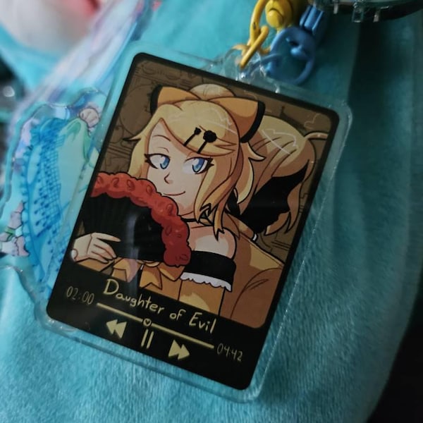 Music Player Vocaloid Acrylic Charms - 2.5 Inch Double-sided Keychains ...