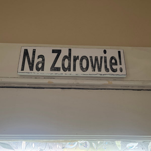 Na Zdrowie, Cheers Sign, Polish Quote, Home Bar Decor - Etsy