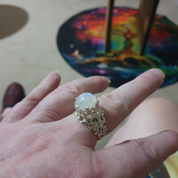 Two Finger Ring, Dual Finger Helix Ring, Double Finger Ring, High ...