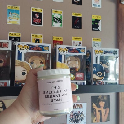 This Smells Like Sebastian Stan Candle Pop Culture Candles Celebrity ...