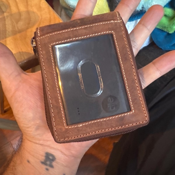 AG Wallets Full Grain Cow Napa Brown Distressed Leather Women's Long ...