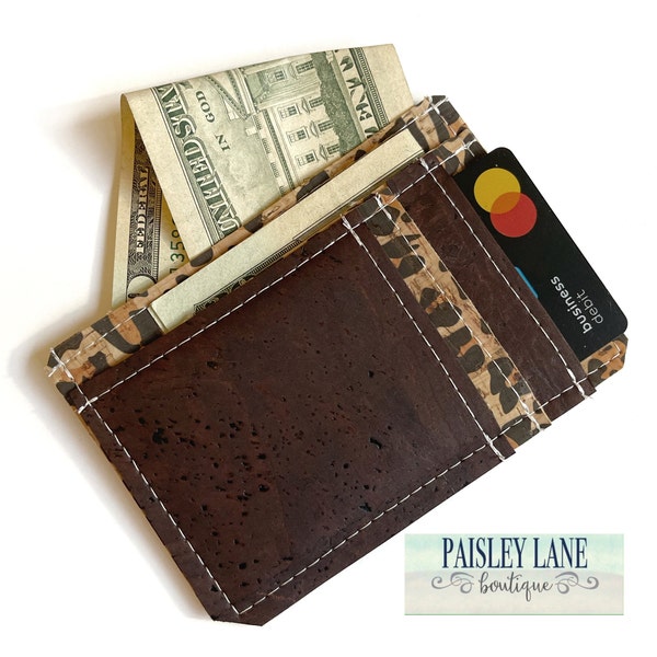 Minimalist Wallet Pattern / PDF Sewing Pattern / Wallet Pattern / Cork ...