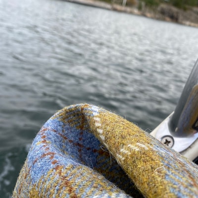 Harris Tweed Wall Clock Beige and Grey Houndstooth Silent - Etsy UK