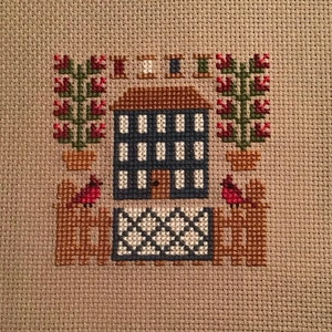 4x4 Irish Quilt Saltbox Prim House Crossstitch Pattern Instant Download ...