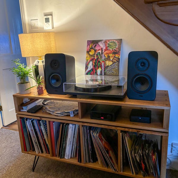 3 Tier Record Player Unit, Media Unit, Tv Stand, Vinyl Storage Unit ...