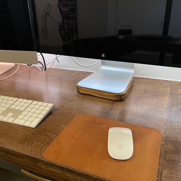 Angled Computer Monitor and Keyboard Stand - Etsy