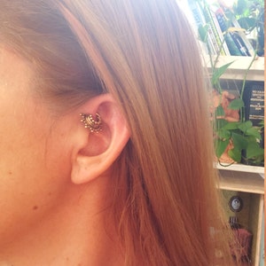 Paw Print Septum Ring Animal Lover Nose Ring Cat or Dog | Etsy