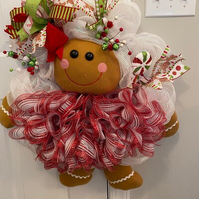 Gingerbread Wreath Kit Wreath Kit Wreath Attachment Wreath - Etsy