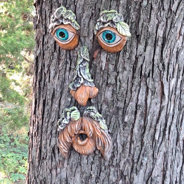 Lady Xyleena - Face Tree Art Female Tree Faces Gardeners Gift Garden ...