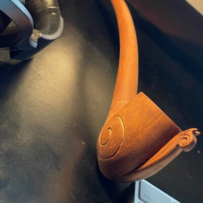 The Hobbit Bilbo's Pipe, Wooden Handmade Pipe, Bilbo Baggin's Pipe ...