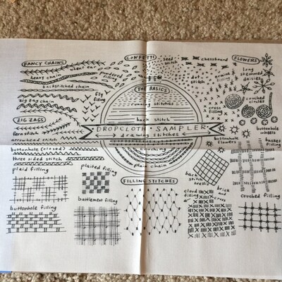 Drawing Stitches Sampler - Etsy