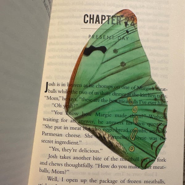 Clear Bookmark Vintage Butterfly Moth Wing Insect Bug Colorful Nature ...