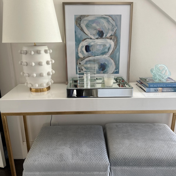 Alabaster Oyster, Print of Original Acrylic Painting, by Kim Hovell - Etsy