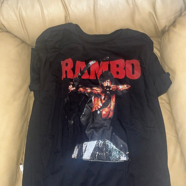 Rambo Rambow Black Adult T-shirt - Etsy