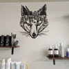 Fox Tree Metal Wall Art, Metal Fox Decor, Fox Wall Hanging, Living Room ...
