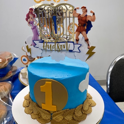 Hercules and Meg Cake Topper - Etsy