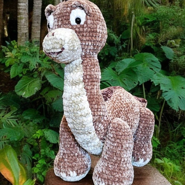 Longneck Dinosaur Crochet Pattern - Etsy