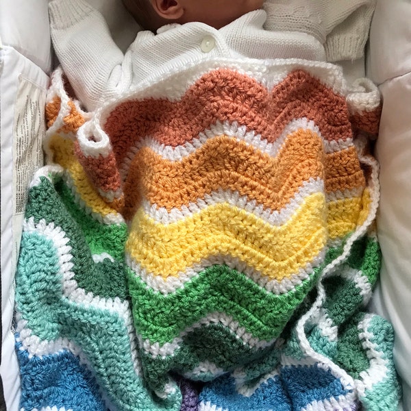 Colour Wheel Blanket PATTERN Crochet Colour Wheel Blanket Crochet ...