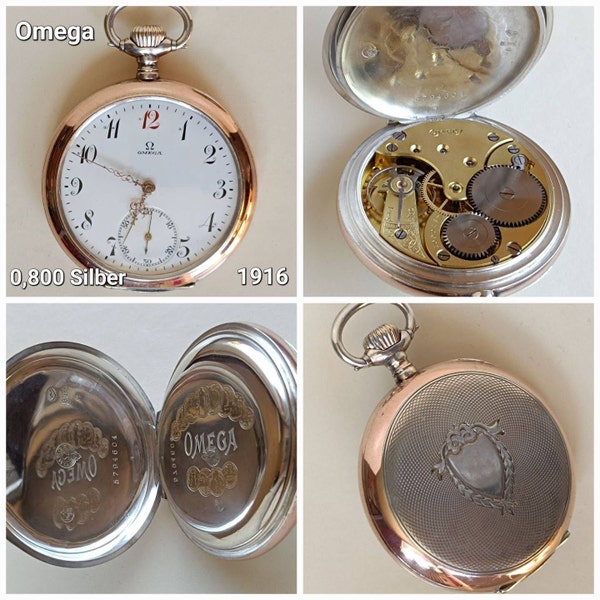 2P405 Omega 14k Solid Gold, Full Hunter Pocket Watch - Etsy