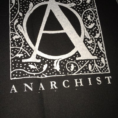 ANARCHIST Patch Pretty Type A is the First Letter of the - Etsy