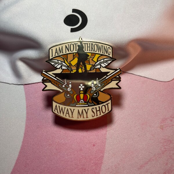 Hamilton Enamel Pin - Etsy UK