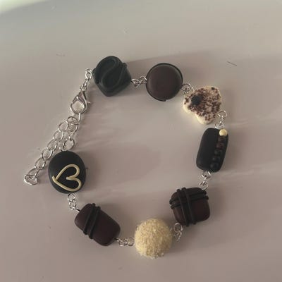 Pink Cake Keychain Polymer Clay Miniature Food Keychain, Whimsical Clay ...