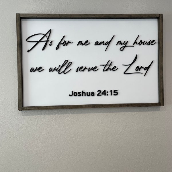 Custom Bible Verse Home Sign, Work Heartily Office Sign, 3D Letter ...