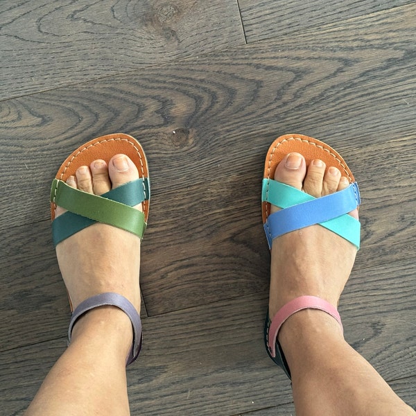 Minimalist Sandals Women, Barefoot Sandals Women Leather, Barefoot ...