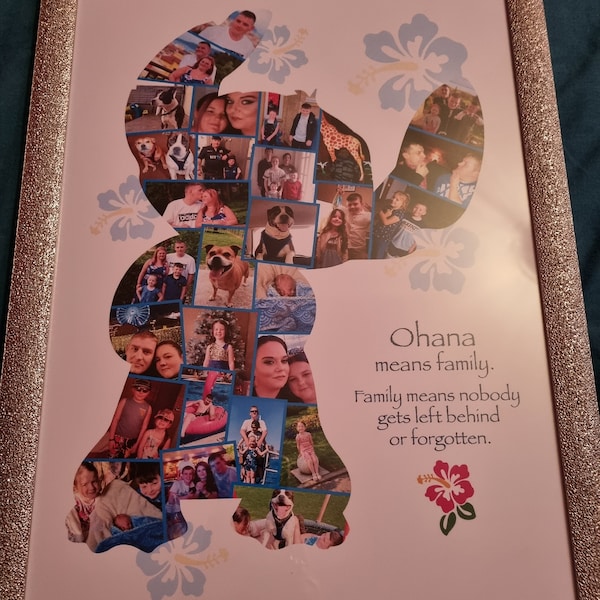 Stitch Photo Collage Holds 28 Photos - Etsy