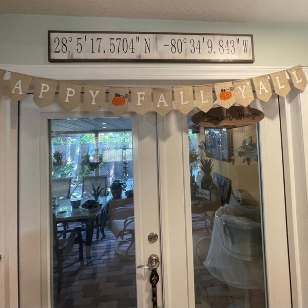 Happy Fall Y'all Burlap Banner, Happy Fall Yall Bunting, Happy Fall Y ...