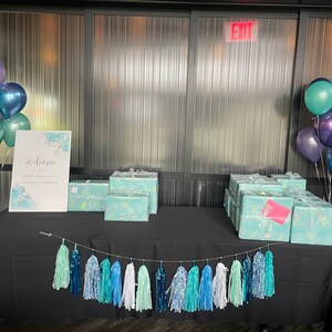 Boho Pale Green Blue Balloons Balloon Bouquet Balloon - Etsy