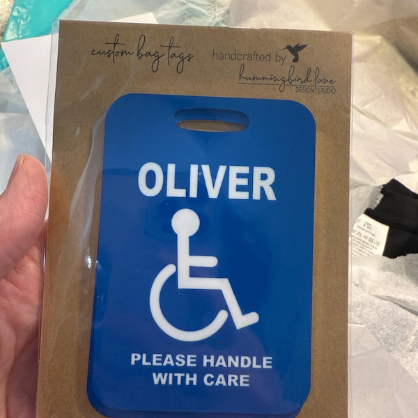 Wagon as Wheelchair Tag, Wagon = Wheelchair, Handicap Medical ID Tag ...