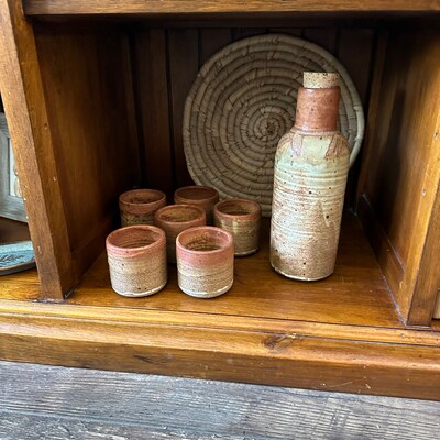 Peter Leach Large Studio Pottery Vase With Incised Designs - Etsy