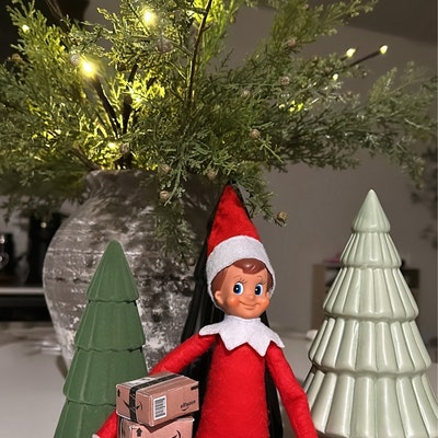 Christmas Elf Sized Elfazon Boxes amazon Elf Prop Idea Digital Download ...