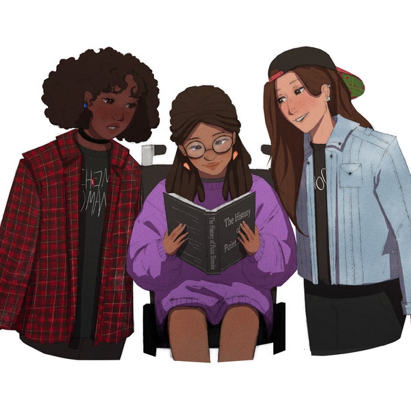 Cozy Custom Digital Portrait Drawing | Cute Personalized Commission ...