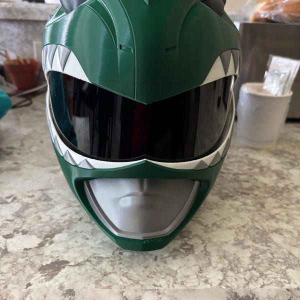 Blue Ranger Helmet Mighty Morphin Power Rangers MMPR Wearable ...
