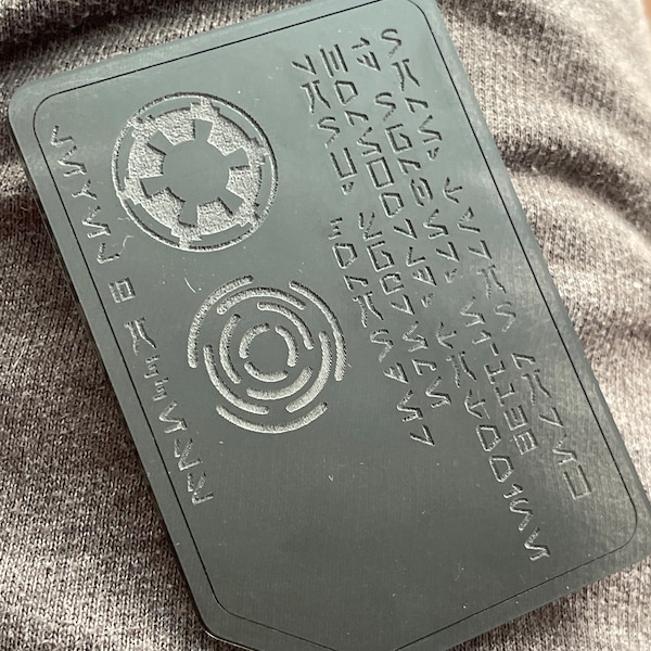 Star Wars Universe ID Card - Etsy