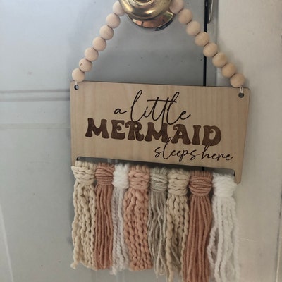 She is A Wildflower Boho Decor Macrame Sign Boho Nursery - Etsy