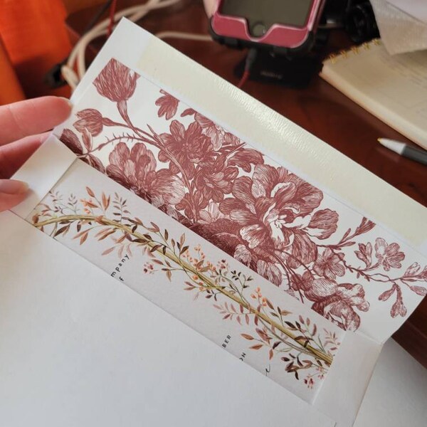 Color-customizable & Printable Envelope Liner Templates in 9 Different ...