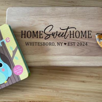 Vertical Name or Town Name Sign Custom Gallery Wall Sign Housewarming ...