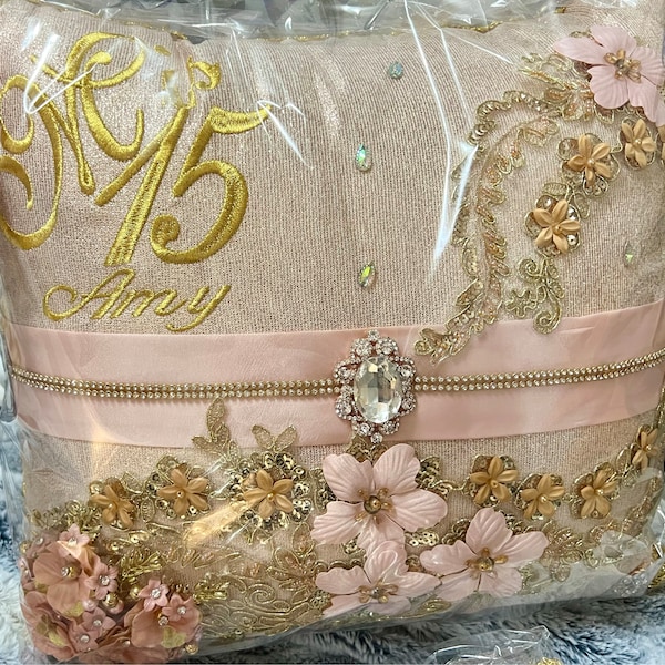 Set De Cojines Para Quinceanera/custom Made Pillow Set/ Set De Cojines ...