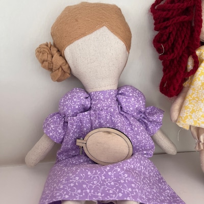 PDF Memory Doll Girls Sewing Pattern, Sewing Tutorial for Cloth Doll ...