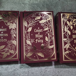 A Court of Mist and Fury Rebound Book Special Edition ACOMAF, Hand Made ...