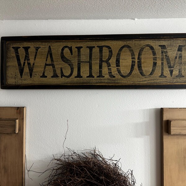 Early Looking Antique Primitive Family Wooden Sign Custompersonalized ...