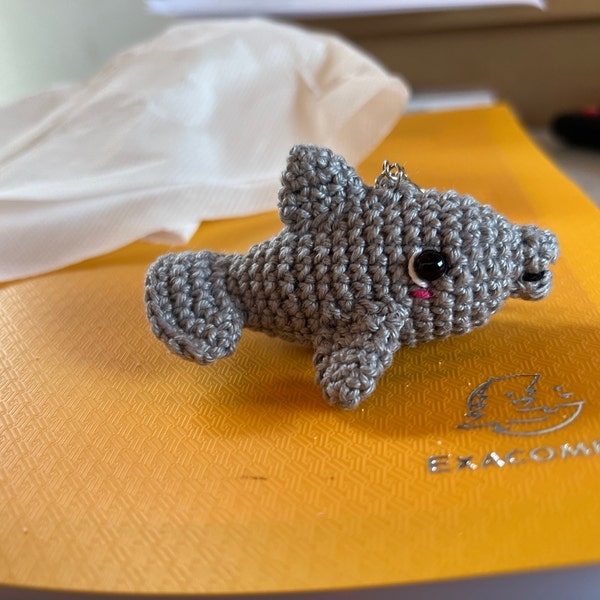 Crochet Crab-dolphin-octopus-whale Keychain Pattern, Amigurumi Sea ...