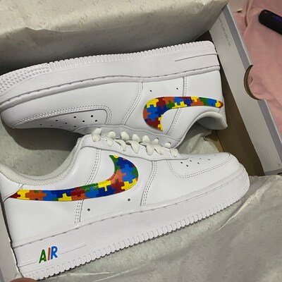 Custom Air Force 1 matte White Rope Laces // Overlay Laced Custom Shoes ...