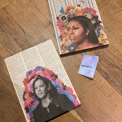 Michelle Obama Print, First Lady Art Print, Best Friend Gift , Feminist ...