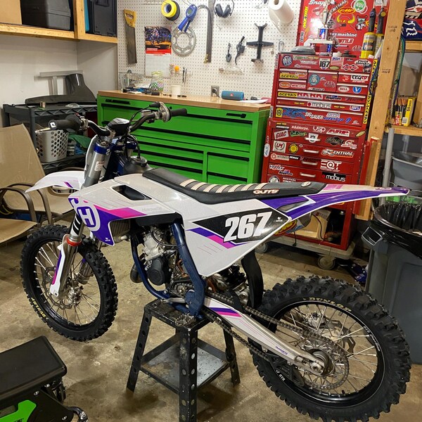 Husqvarna TC/FC Trooper Pink Custom Motocross Graphics Premium Quality ...